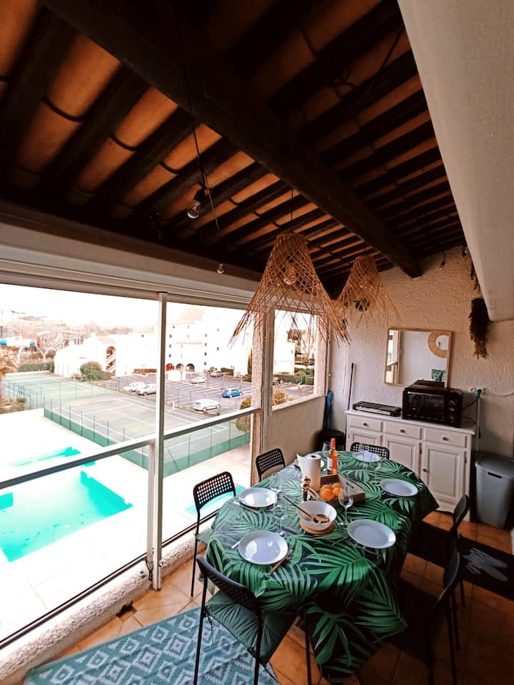 Superbe Appartement En Résidence Avec Piscine. - Hérault