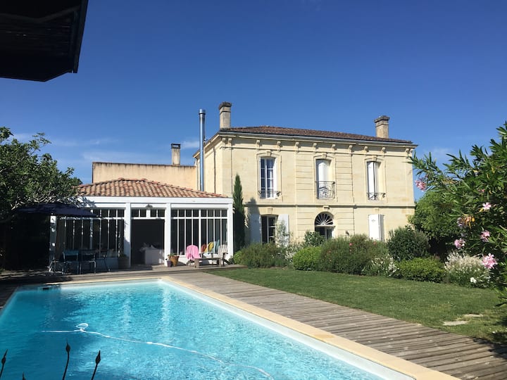 Domaine De Raffi Avec Piscine à 15 Mn De Bordeaux - Floirac
