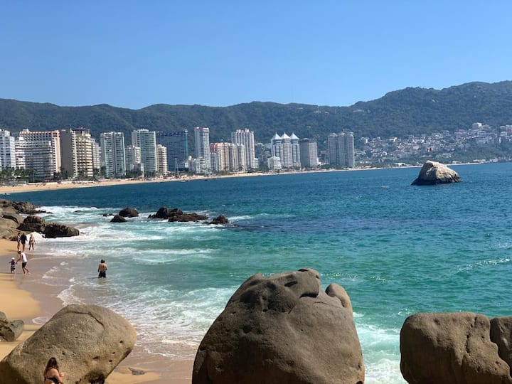 Departamento Con Vista Al Mar Y Playa Privada - Acapulco