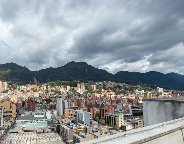 Hermoso Loft Con Vista Panorámica - Bogotá