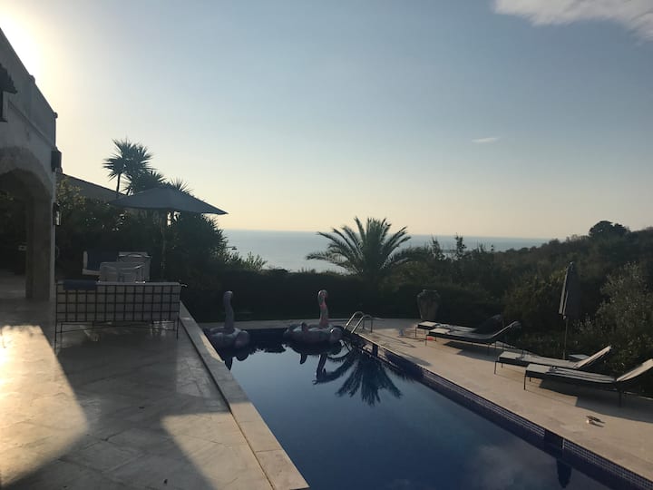 Super Cannes Villa Med Pool & Sea View.... - Vallauris