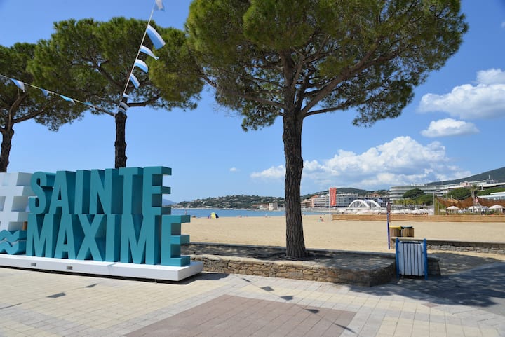Appartement 84m2 En Centre Ville Et Plage à 300m - Sainte-Maxime