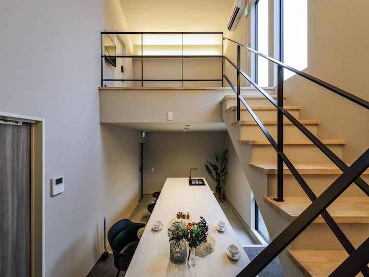 Sokai | Luxury Atrium Villa With Projector - 長岡市