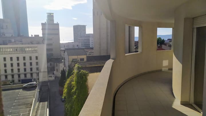 T3 Euromed Vue Panoramique, Proche Vieux Port - 馬賽
