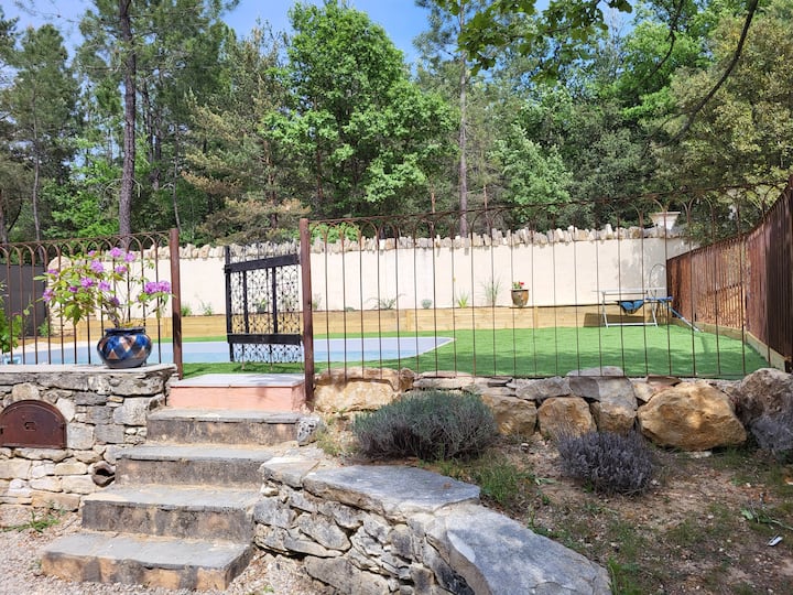 Maison Piscine Privée 4 Personnes "Les Pins " - Ardèche