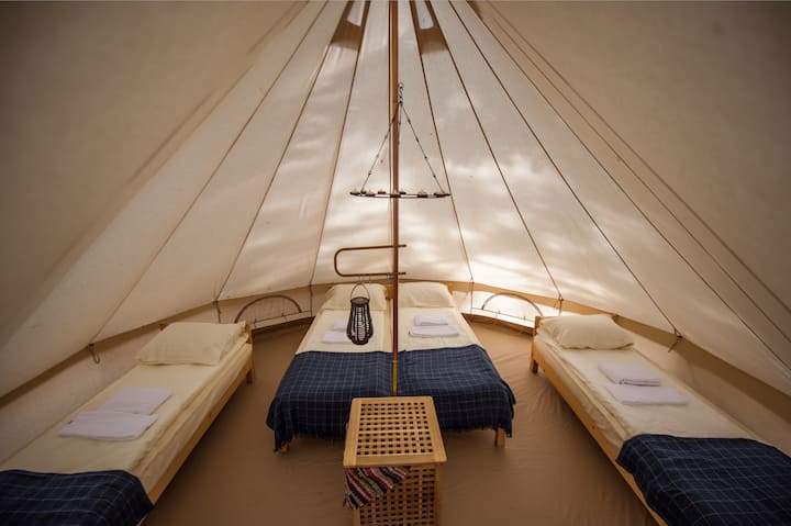 Glamping Family Tipi 1 Inspir-ocean Surf School - Carcans