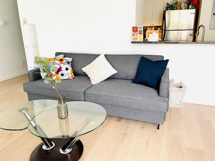 Bright 1-bedroom | Patio & A/c | Prime Location - Vancouver