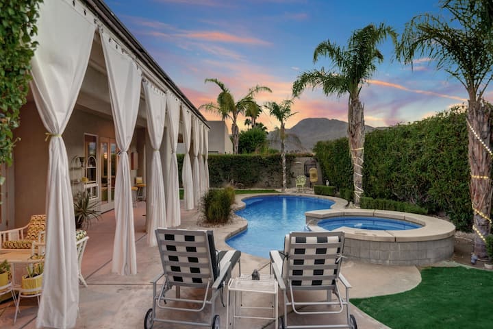 Beautiful 3 Bedroom With Salt Water Pool And Bocce - Cathedral City, CA