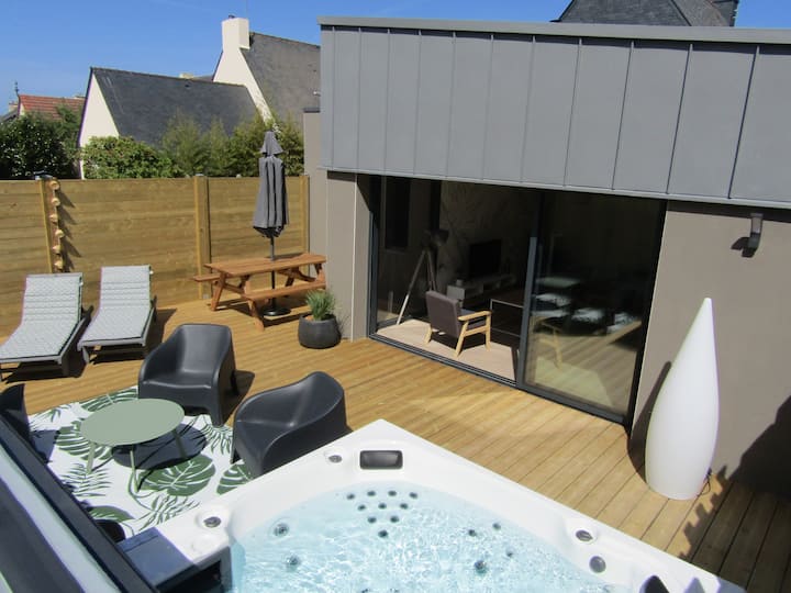Gîte Neuf Avec Jacuzzi, Les Plages à Pied - Trébeurden
