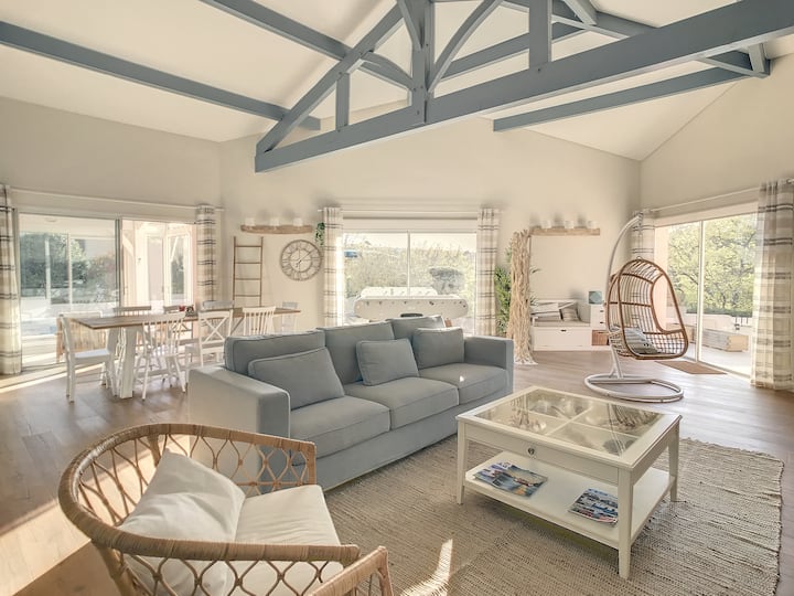 Villa Avec Piscine Entre Lac Et Océan - Biscarrosse