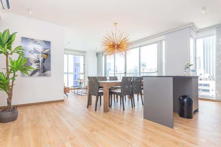Luxury 2 Bedroom Apt Free Parking & Balcony - Panama