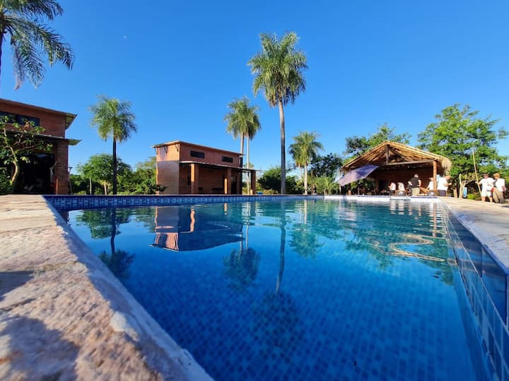 Behagliches Tiny House Mit Pool Und Quincho - Villeta