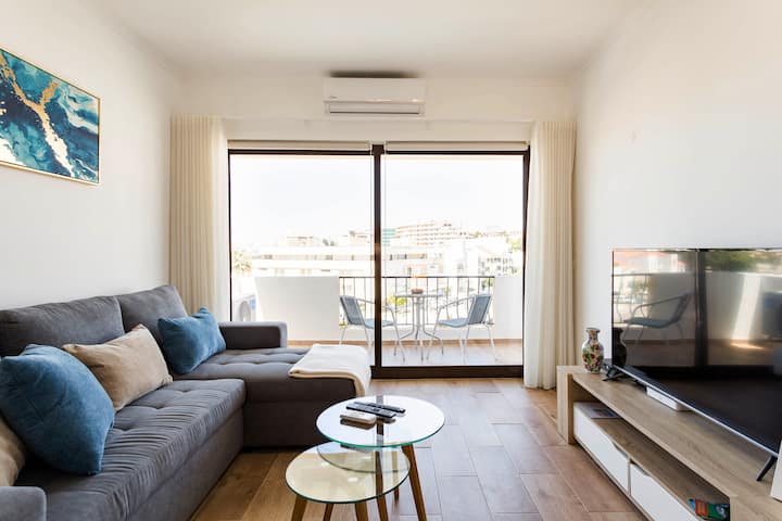 Bel Appartement Moderne Avec Piscine. Plage 900m - Albufeira