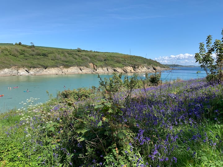 Perfect Coastal Retreat, Log Burner, Sea Views - Falmouth