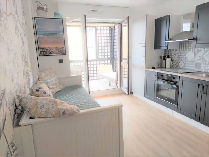 Agréable Studio Avec Vue Sur L'océan 60val - Lacanau