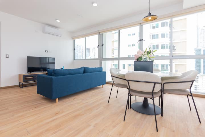 Luxury 1 Bedroom Apt Cityview & Free Parking - Panama City