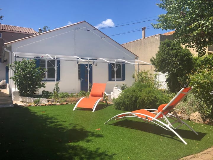 Maison Typique Proche Mer Climatisée Beau Jardin - Sète