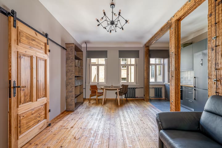 Authentic Interior | Guest Favorite | Quiet Area - Riga
