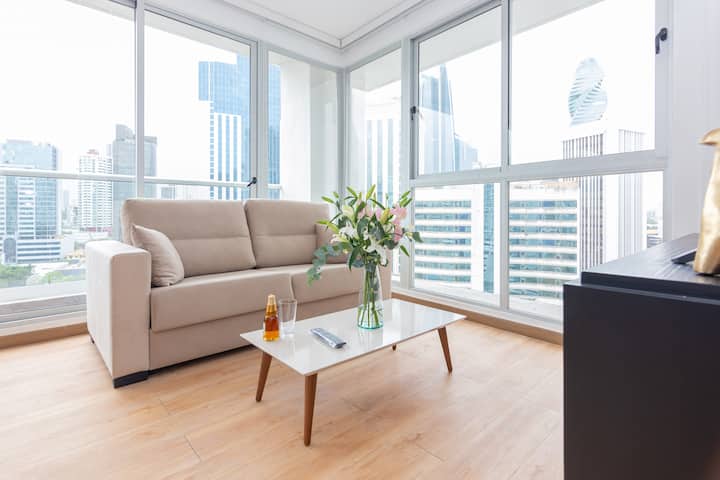 Luxury 1 Bedroom Apt Free Parking & Balcony - Panamá