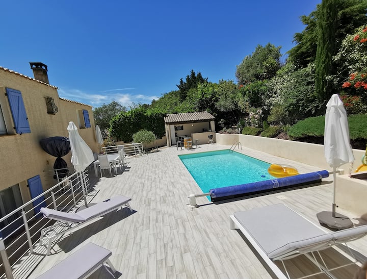 Maison Pour 6 Personnes Avec Piscine 8*4m - Fuveau