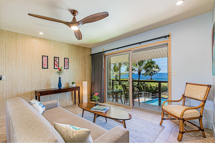 Oceanfront! Spectacular! 2br/2ba W Pool & Hot Tub - Hawaii
