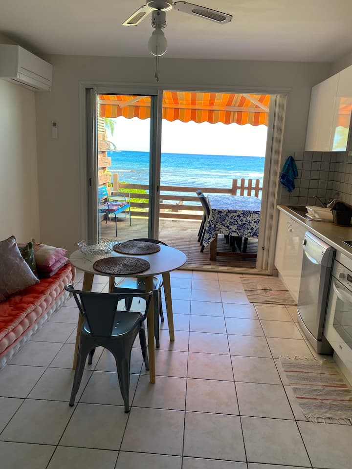 Bel Appartement Pieds Dans L'eau à St Leu - La Réunion