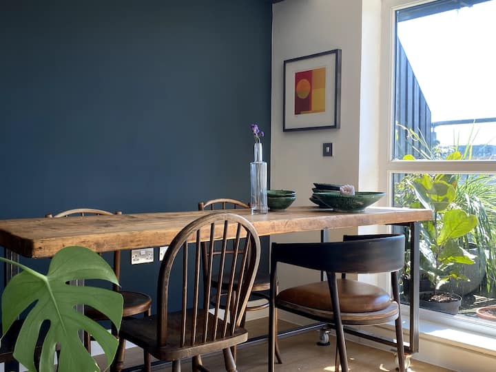 Sunny Top Floor Apt W Private Terrace Near Canal - Charlton - London