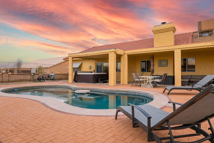 "Lake Lounge" W/pool & Spa 5 Mins From Lake Mohave - Bullhead City, AZ