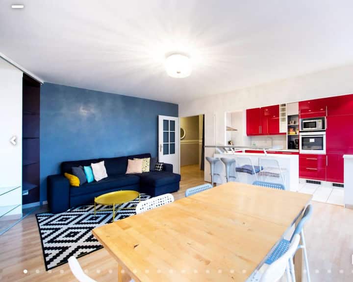 Lumineux Appartement Avec Parking Gratuit - Nanterre