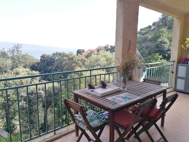 Appart Charmant Vue Mer, Au Calme - Ajaccio
