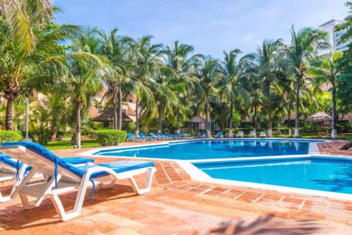 Familly Condo Beach W/ Free Access 2 The Beach - Cancún