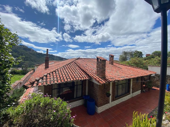 Quinta La Kasama Con Doble Chimenea En Monguí - Monguí