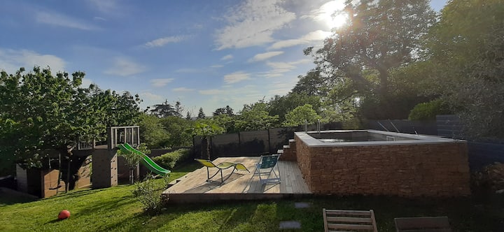 Belle Maison Familiale Avec Piscine - Beaujolais - Villefranche-sur-Saône