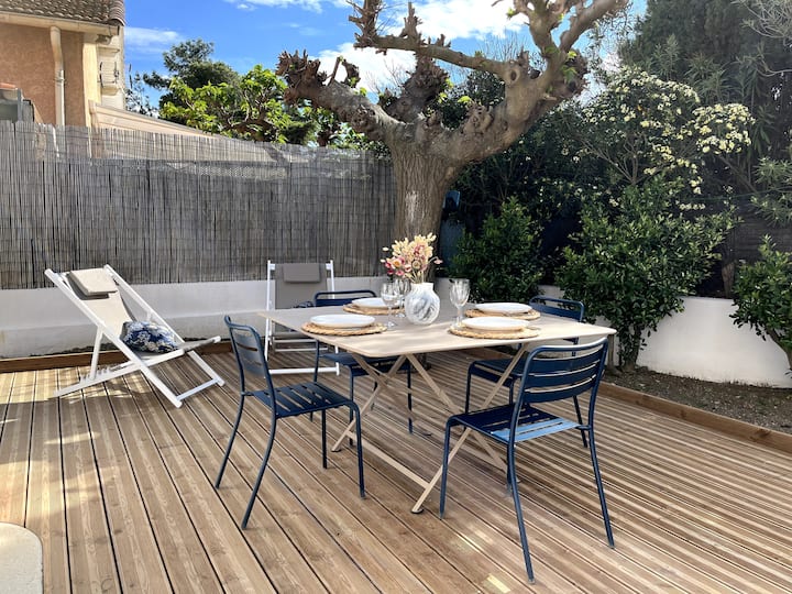 T3 100m De La Plage, Climatisé, Jardin Et Parking - Canet-en-Roussillon
