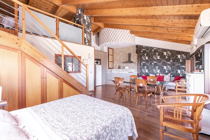 ÁTico Tipo Loft Con Jacuzzi A 7km De Alquézar - Alquézar