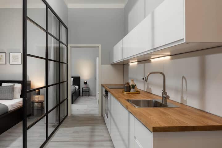 Art Nouveau 2bdr Stylish Apartment In The Centre - Prague