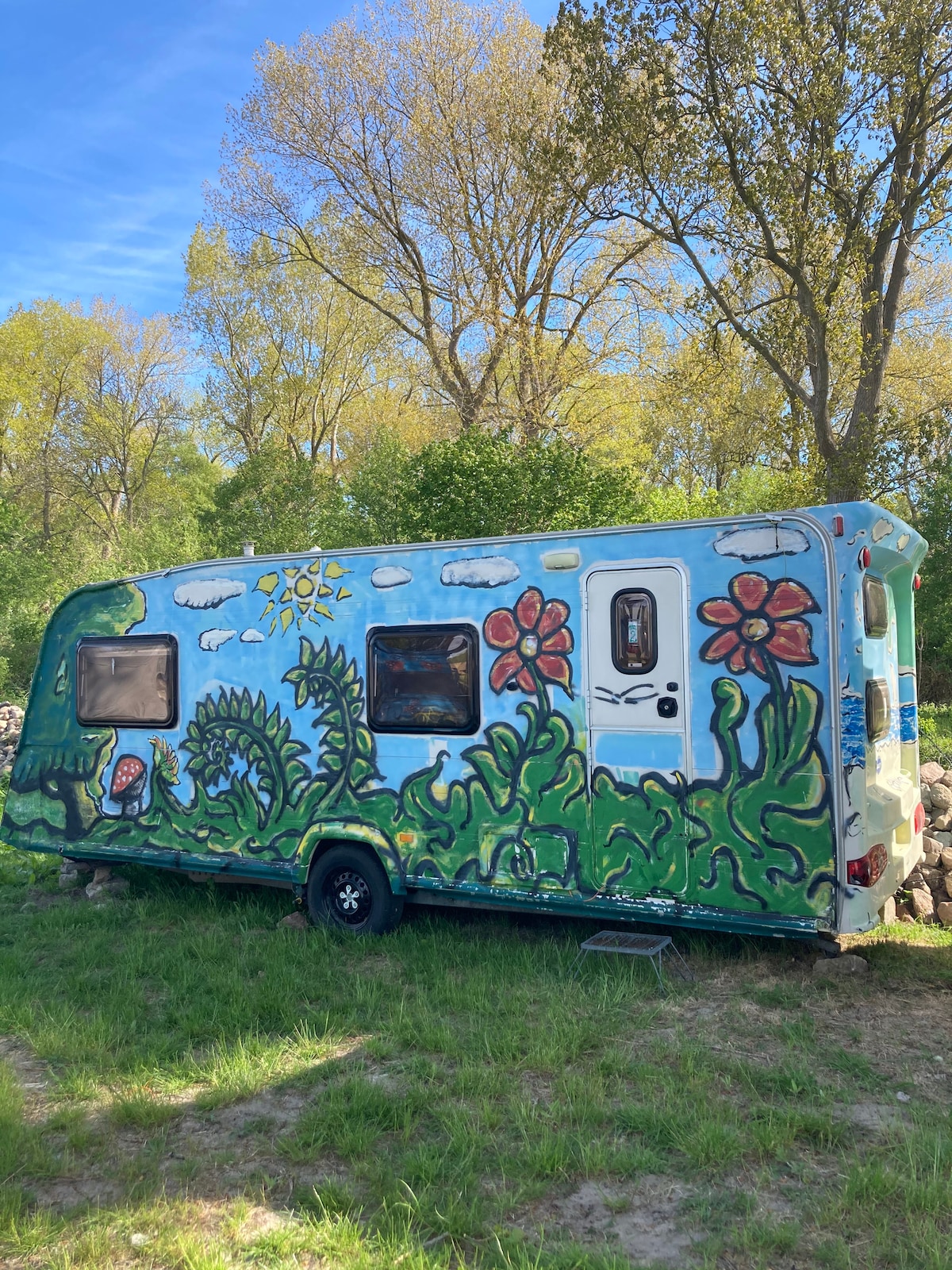 Artistic 4 ppl RV by the sea & lake "Resko" - Campers/RVs for Rent in ...