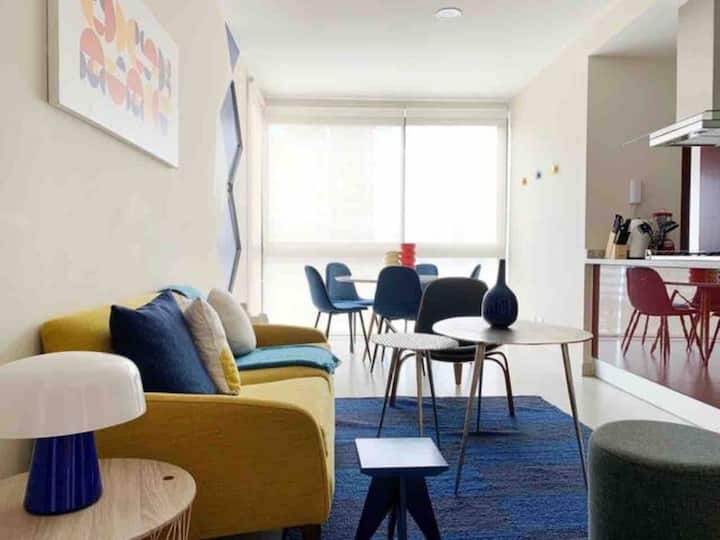 New Polanco/ Excellent Location! 5 Guests - Mexico City