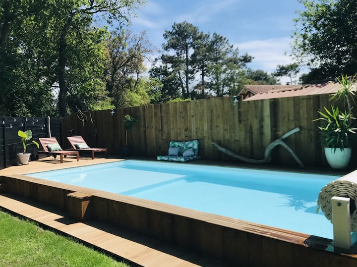 "Casa Mia" Magnifique Villa Avec Piscine - Vieux-Boucau-les-Bains