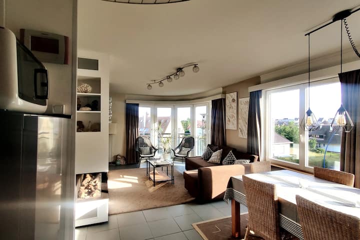 Next To Beach, 2 Bedrooms Apt & Indoor Fire Place - Bray-Dunes