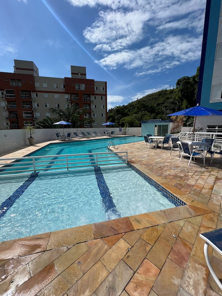 Ap Próx. à Praia Grande (150m)c/ Piscina Aquecida - Ubatuba