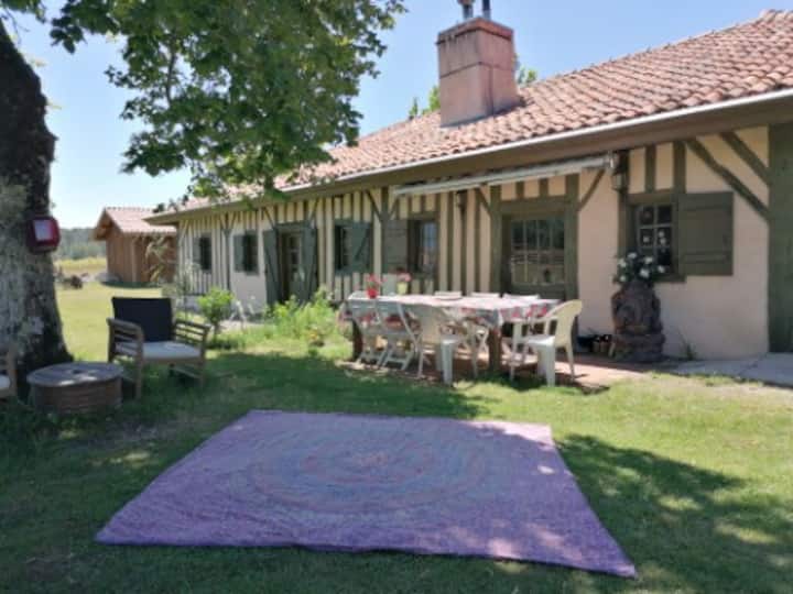 L'airial Des Pins - Gite De Charme Landais Et Zen - Mimizan
