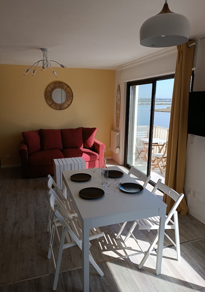Grand Studio Climatisé Avec Balcon En Bord De Mer - Mauguio