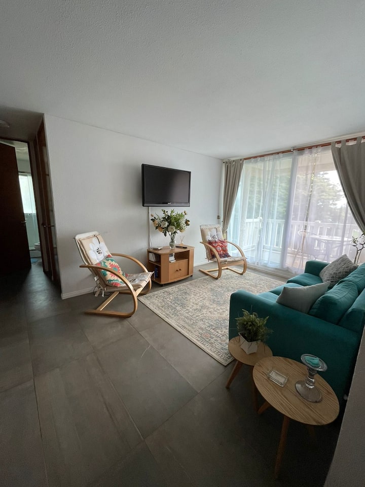 Depto. 2 Dormitorios Piscinas Jardines Mar - Quintero