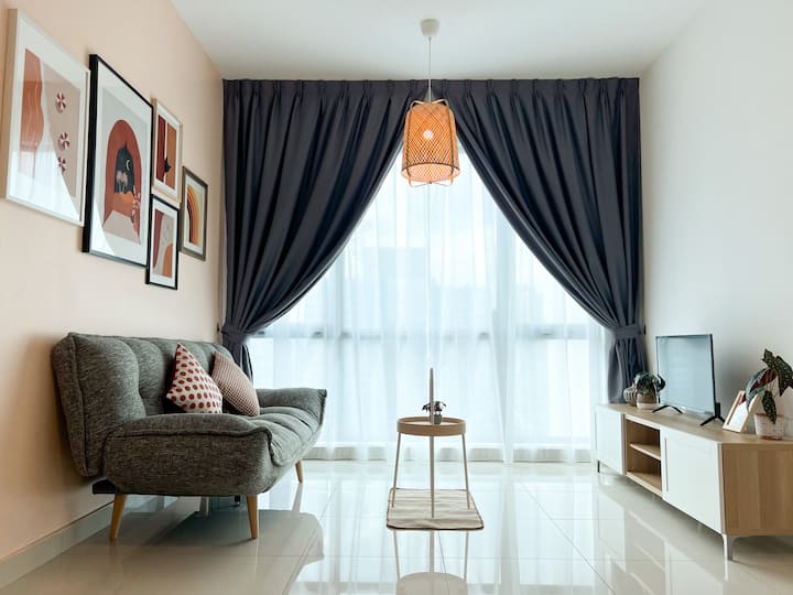 5-8 Pax Sunway Lagoon / Pyramid Cozy Apartment - Subang Jaya