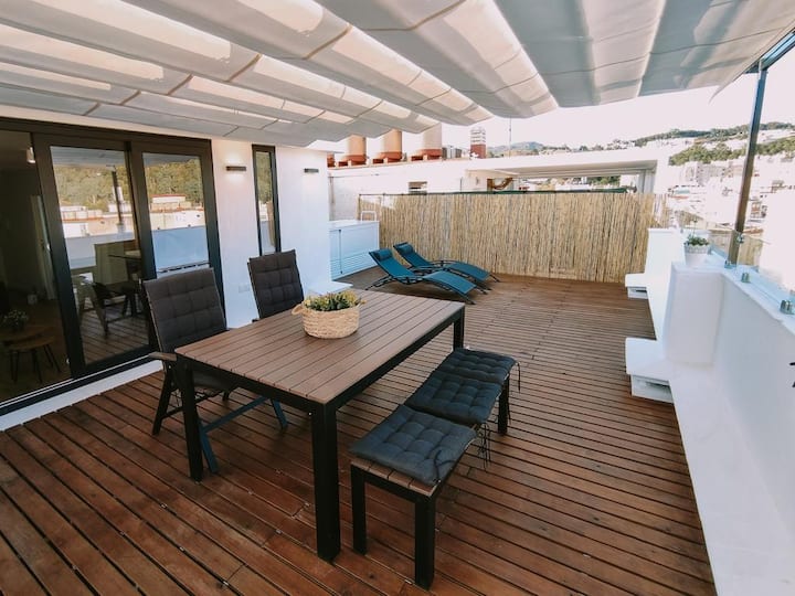 Penthouse With Terrace And Clean Views - Málaga