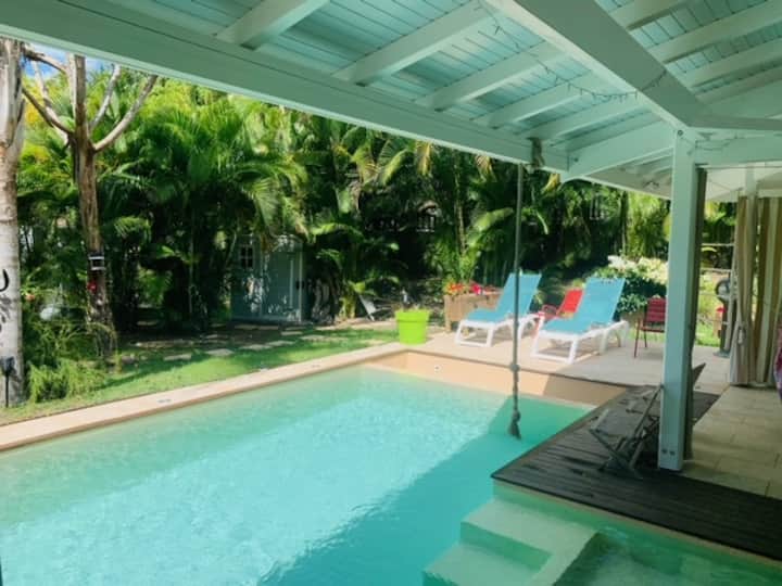 Villa Confortable Avec Piscine Privée - Guadalupe