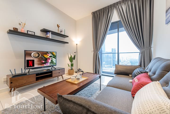 New 5-star Modern2br Citybestview Highfloornetflix - Kuala Lumpur