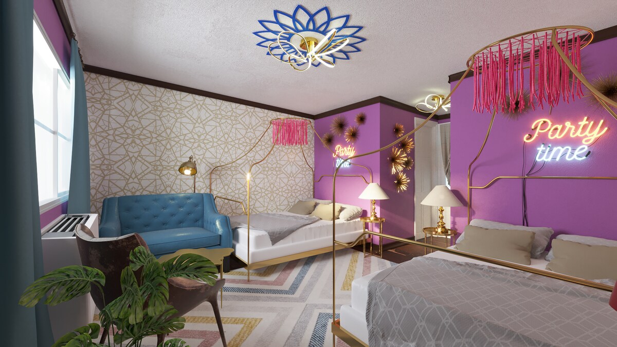 R9 Charming Art Deco Motel Room with Lakeview - Boutique hotels for ...