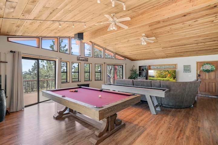 Cabin With Hot Tub, Pool Table & Incredible Views - Knoll Lake, Arizona